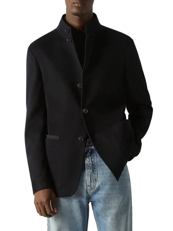 Zegna The Count Jacket In Cashmere Oasis