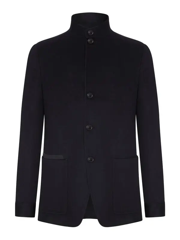 Zegna The Count Jacket In Cashmere Oasis - Black