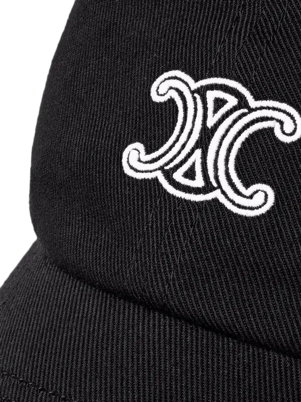 Celine Lightweight Cotton Twill Richelieu Cap