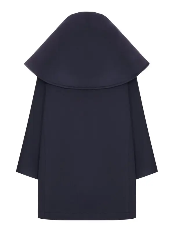 Bottega Veneta Coat With Oversized Draped Collar