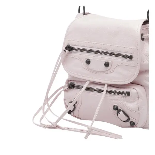 Balenciaga Mini Le City Backpack In Lamb Leather