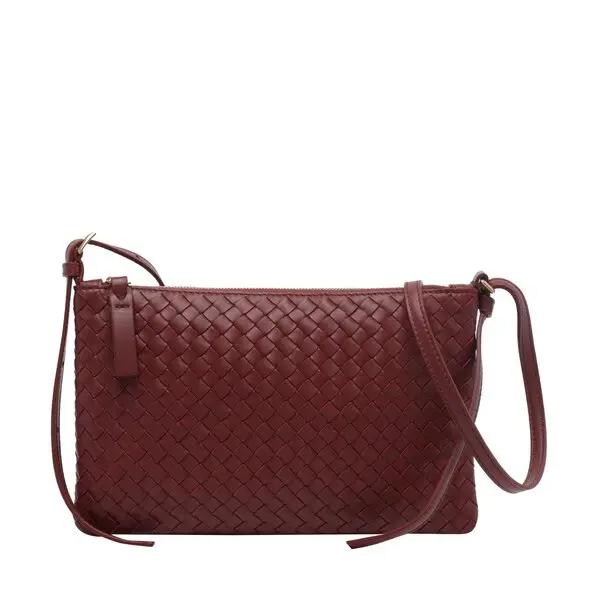 Bottega Veneta Intrecciato Pouch - Red