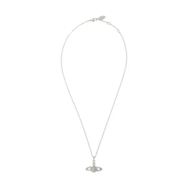VIVIENNE WESTWOOD Mini Bas Relief Pendant Necklace - Silver