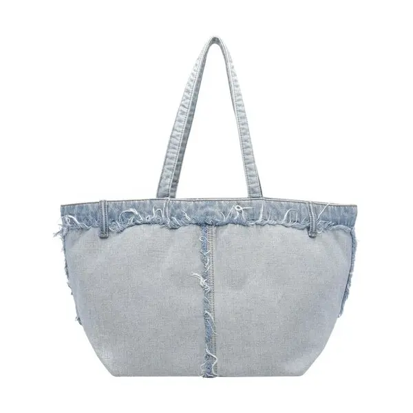 Alexander Wang Denim Punch Tote Bag - Blue