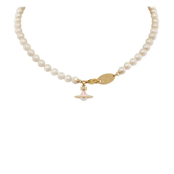 VIVIENNE WESTWOOD Simonetta Pearl Necklace - Gold