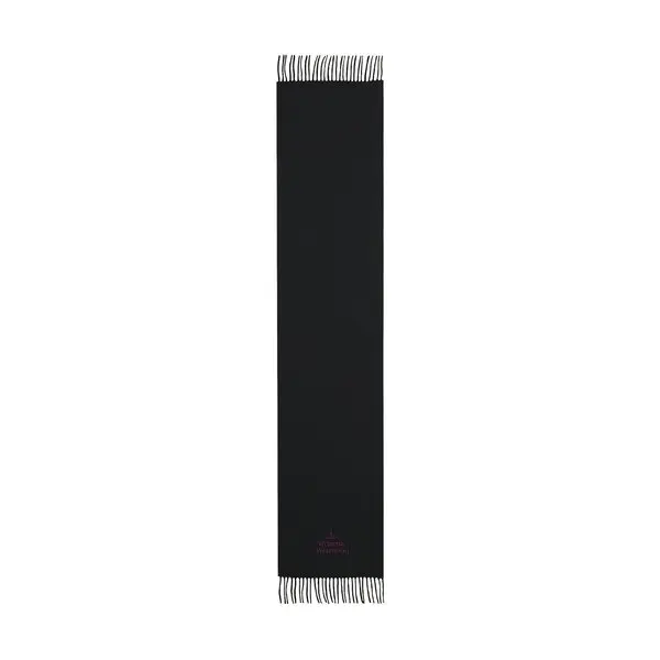 VIVIENNE WESTWOOD Vivienne Logo Embroidered Scarf