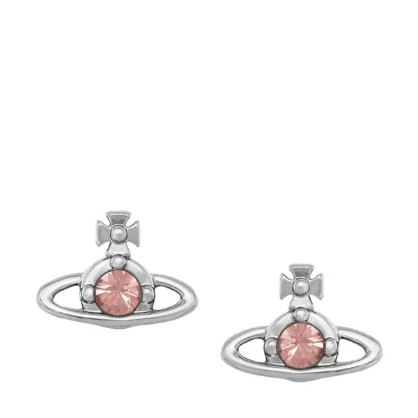 VIVIENNE WESTWOOD Nano Solitaire Earrings - Silver