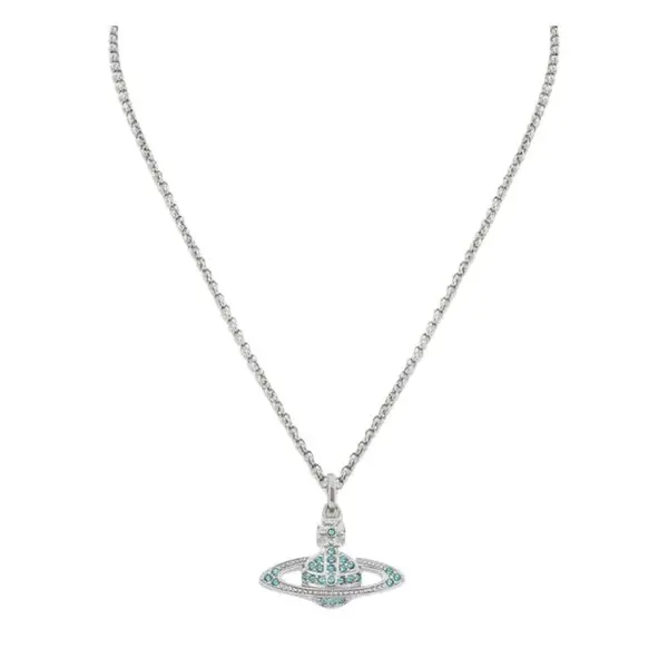 VIVIENNE WESTWOOD Mini Bas Relief Pendant Necklace - Silver