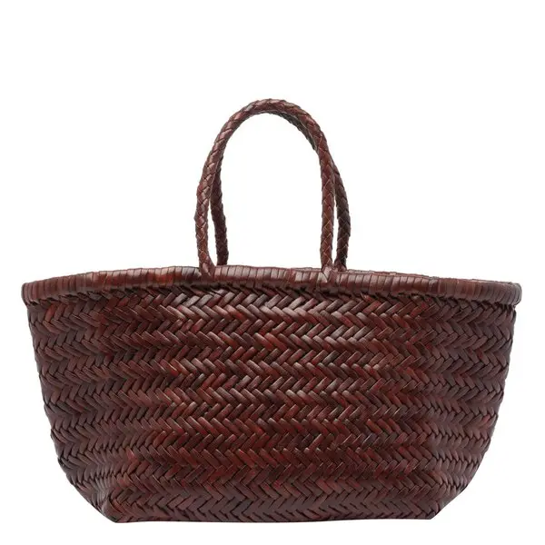 Dragon Diffusion Small Triple Jump Handbag - Brown