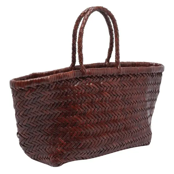 Dragon Diffusion Small Triple Jump Handbag - Brown