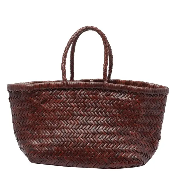 Dragon Diffusion Small Triple Jump Handbag - Brown