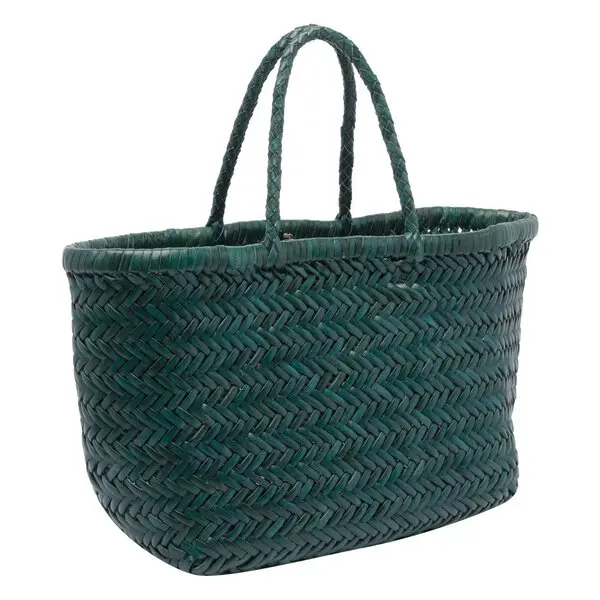 Dragon Diffusion Small Triple Jump Handbag - Green