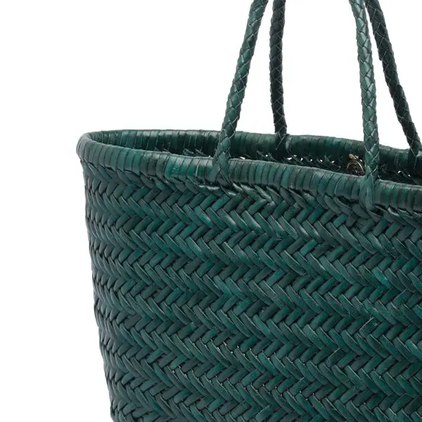 Dragon Diffusion Small Triple Jump Handbag - Green