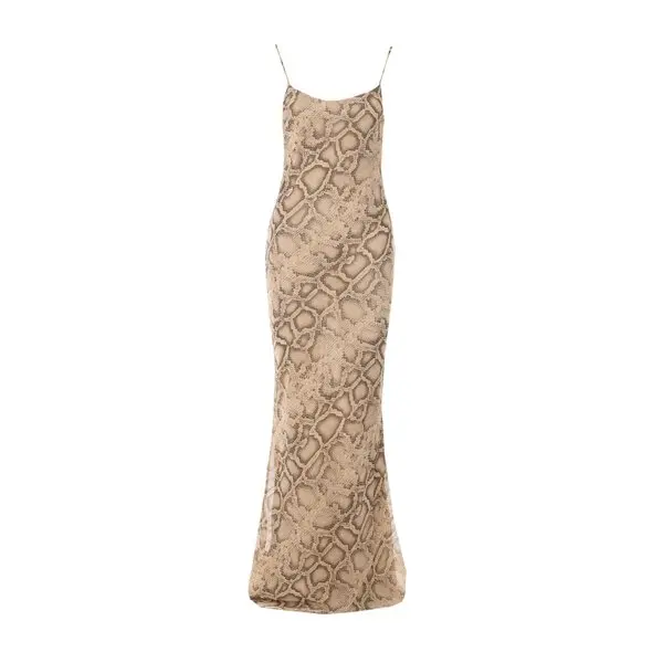 Andamane The Attico Ninfea Maxi Dress - Cream