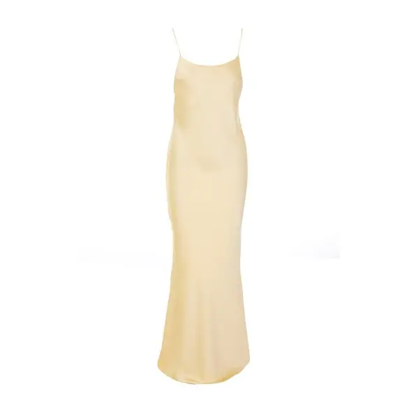 Andamane The Attico Maxi Ninfea Dress - Yellow