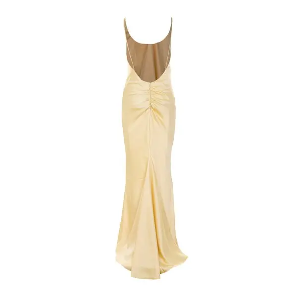 Andamane The Attico Maxi Ninfea Dress - Yellow
