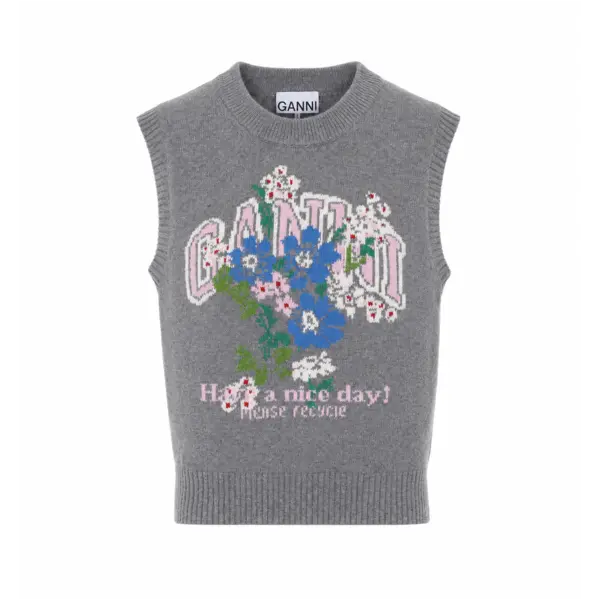 GANNI Flowers Vest