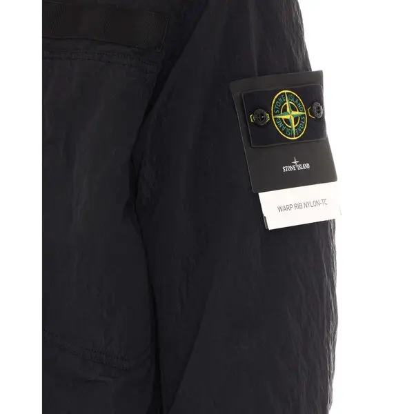 Stone Island Warp Rib Nylon-tb Logo Parka