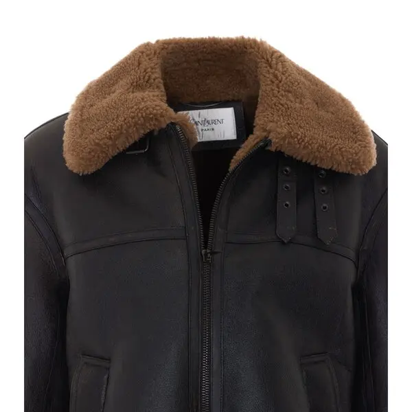 Saint Laurent Leather Biker Jacket