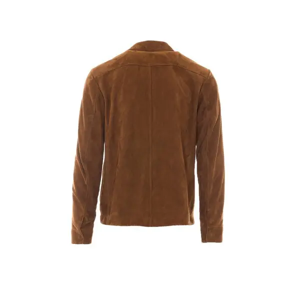 TOM FORD Suede Crew Neck Jacket