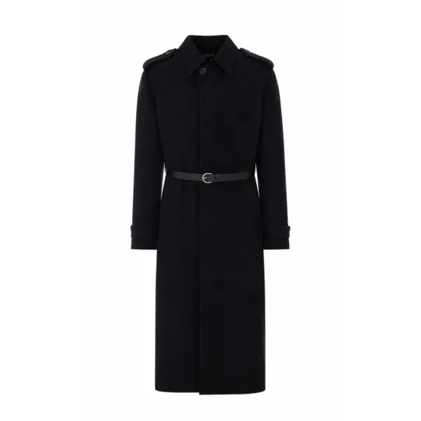 ANN DEMEULEMEESTER Wilmer Car Coat In Virgin Wool