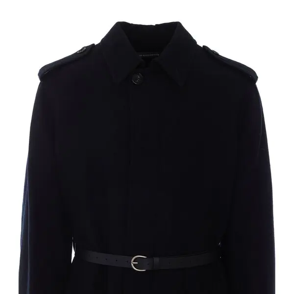 ANN DEMEULEMEESTER Wilmer Car Coat In Virgin Wool
