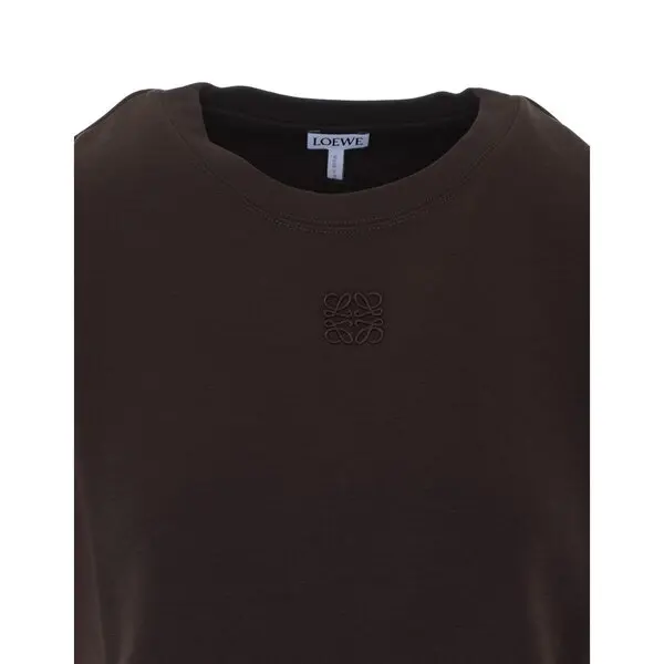 Loewe Asymmetric T-shrit With Mini Anagram Logo
