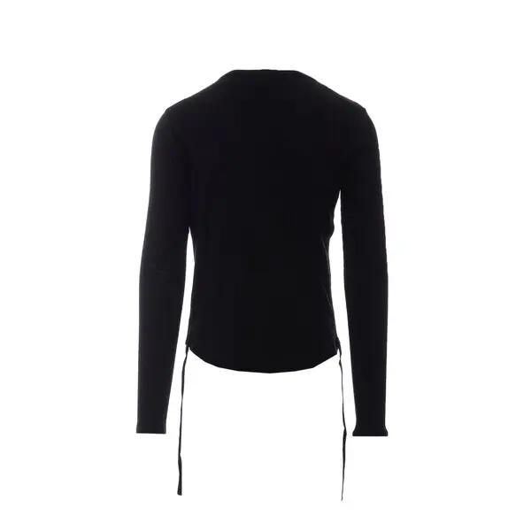 ANN DEMEULEMEESTER Hamar Wrinkled Long Sleeves T-shirt