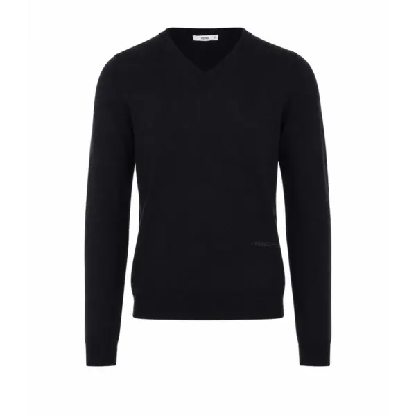 Fendi Logo Sweater - Black