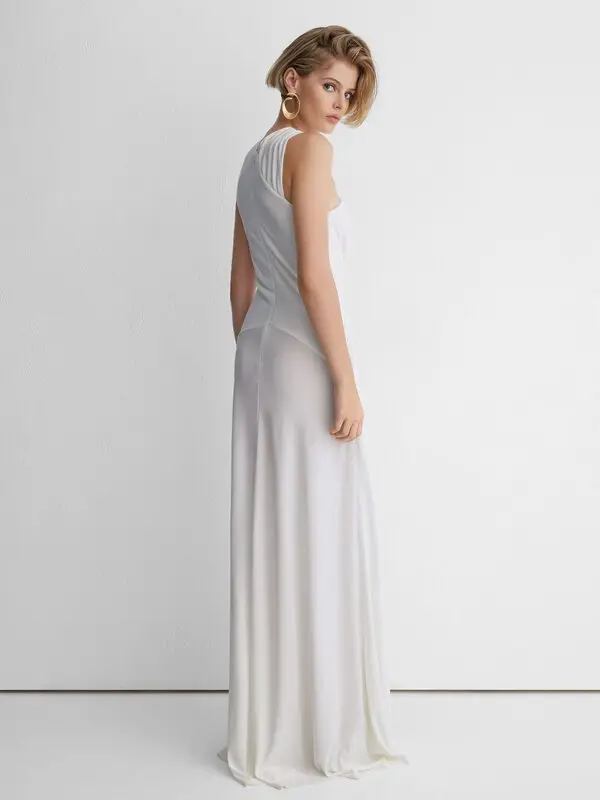 ATELIER Draped Maxi Dress
