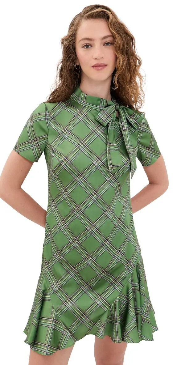 Shoshanna Bosher Dress - Olive Multi