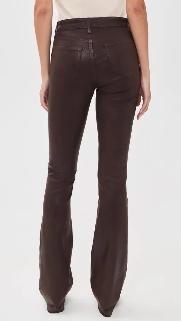 L'Agence Ruth Straight Coated Jeans