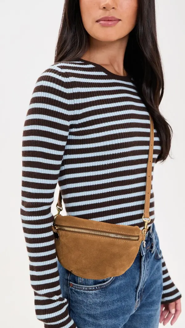 Clare V. Petite Fanny Suede Belt Bag