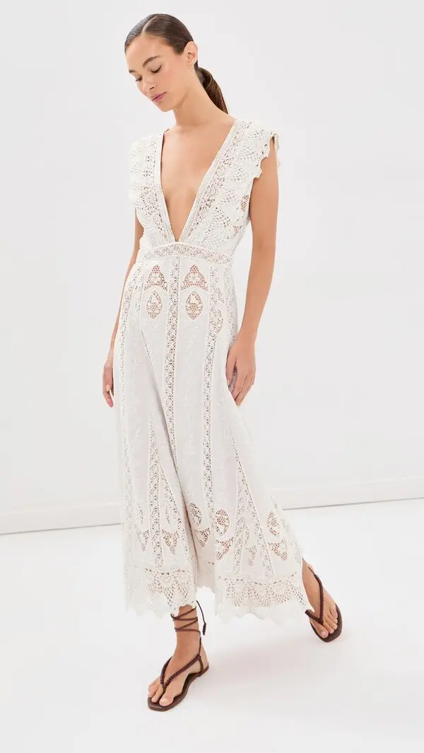 Johanna Ortiz Grace In The Open Fields Maxi Dress