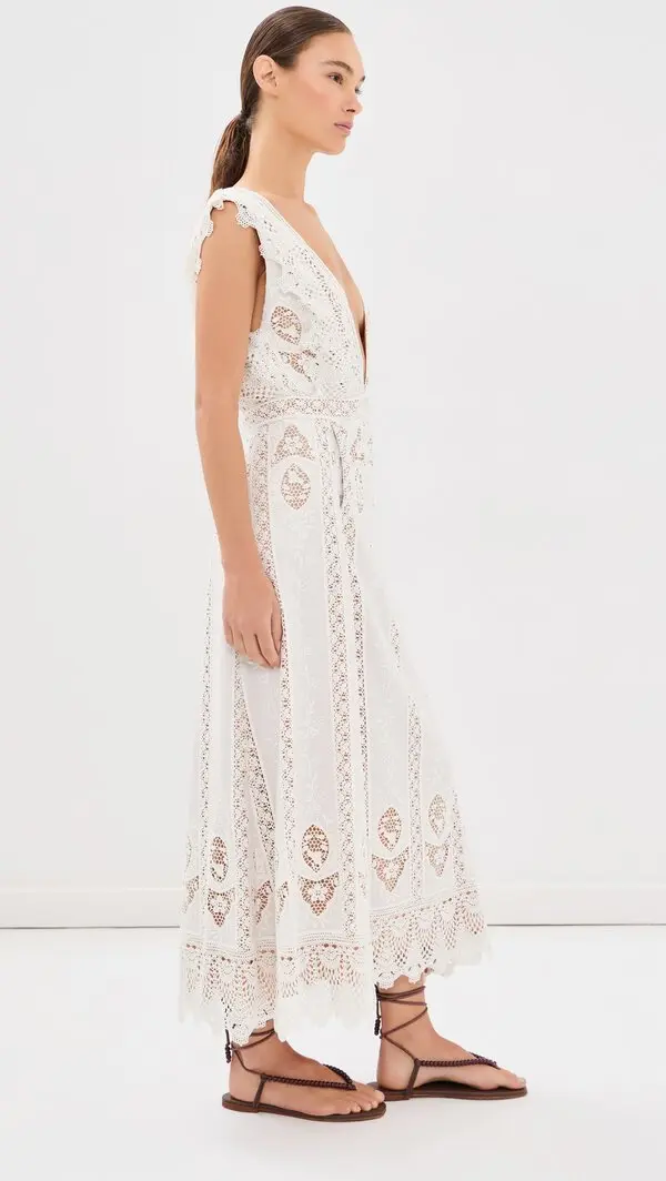Johanna Ortiz Grace In The Open Fields Maxi Dress