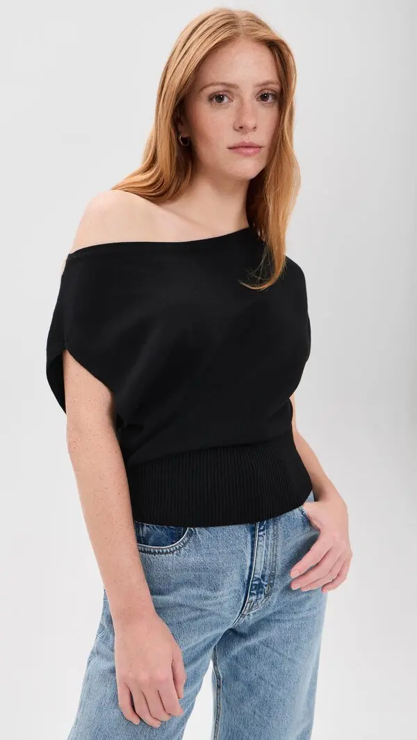 Ramy Brook Chet Wool Sweater - Black