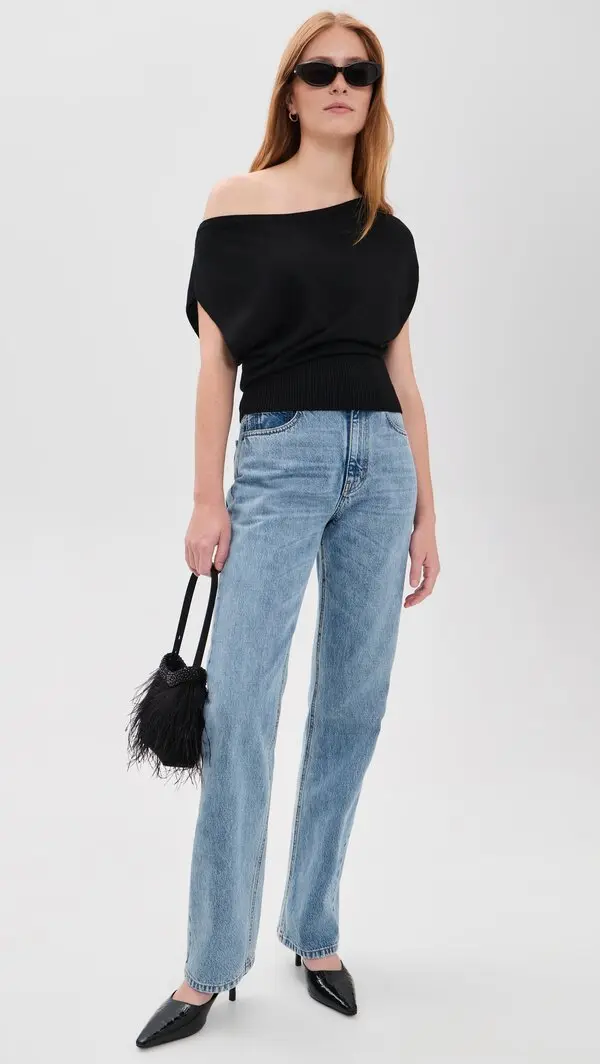 Ramy Brook Chet Wool Sweater - Black