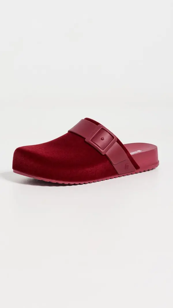 Melissa Cozy Velvet Clogs