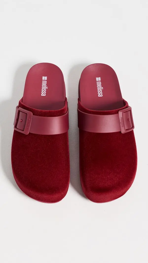 Melissa Cozy Velvet Clogs