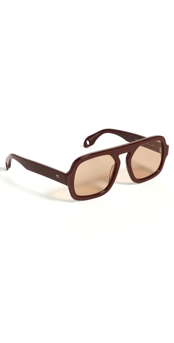 ELISA JOHNSON Jane Sunglasses - Deep Red