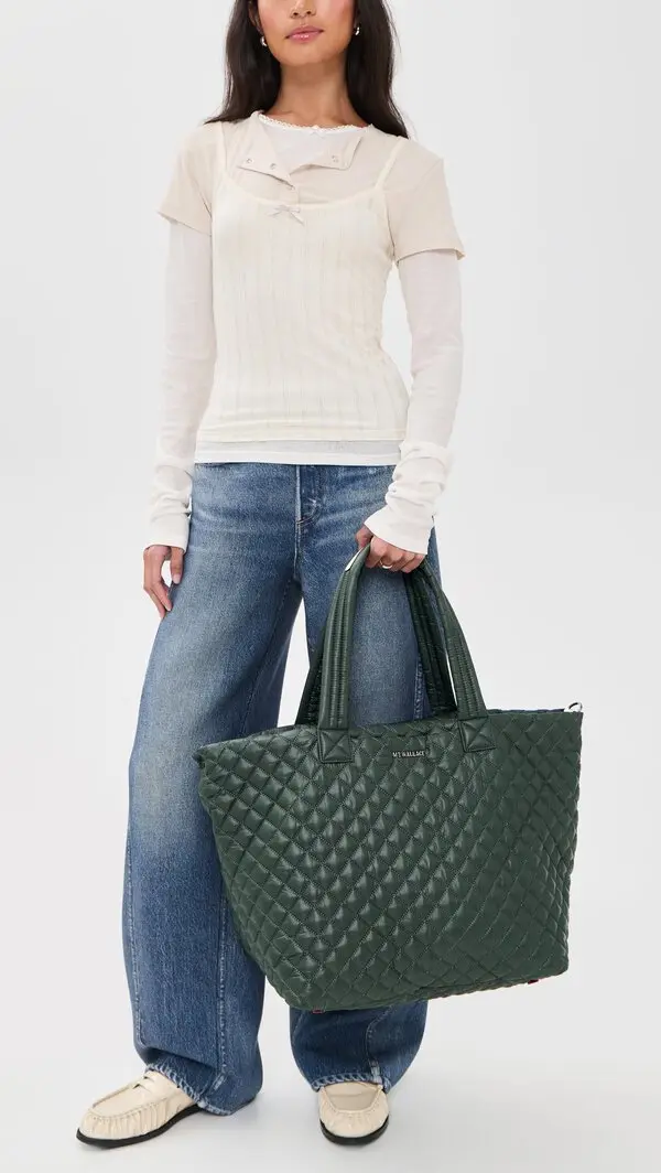 Mz Wallace Large Metro Deluxe Tote - Juniper