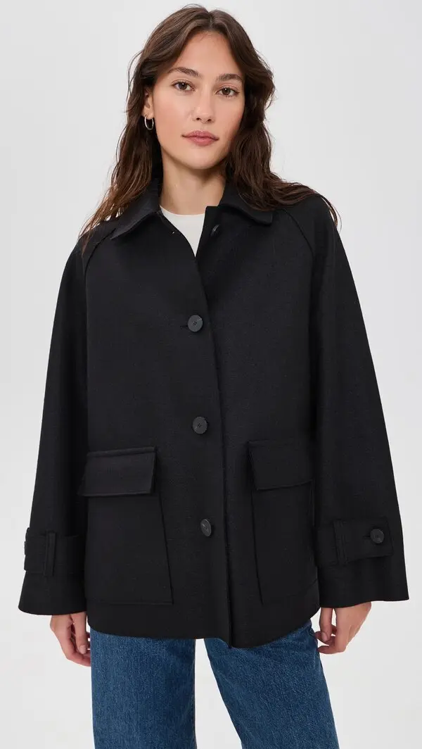 Harris Wharf London Raglan Wool Jacket