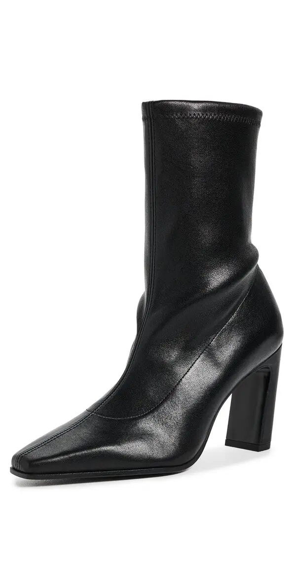 STUART WEITZMAN Stassi Stretch Booties - Black