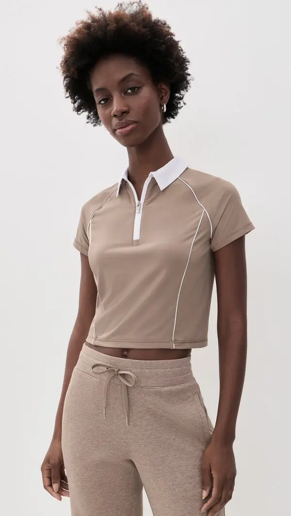 Greyson Halley Quarter Zip Polo