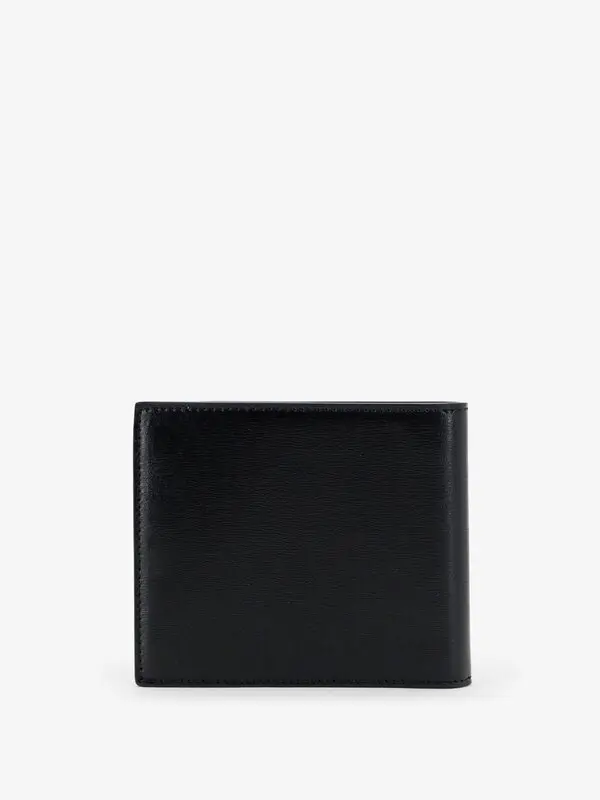 Saint Laurent Tiny Wallet In Hammered Leather