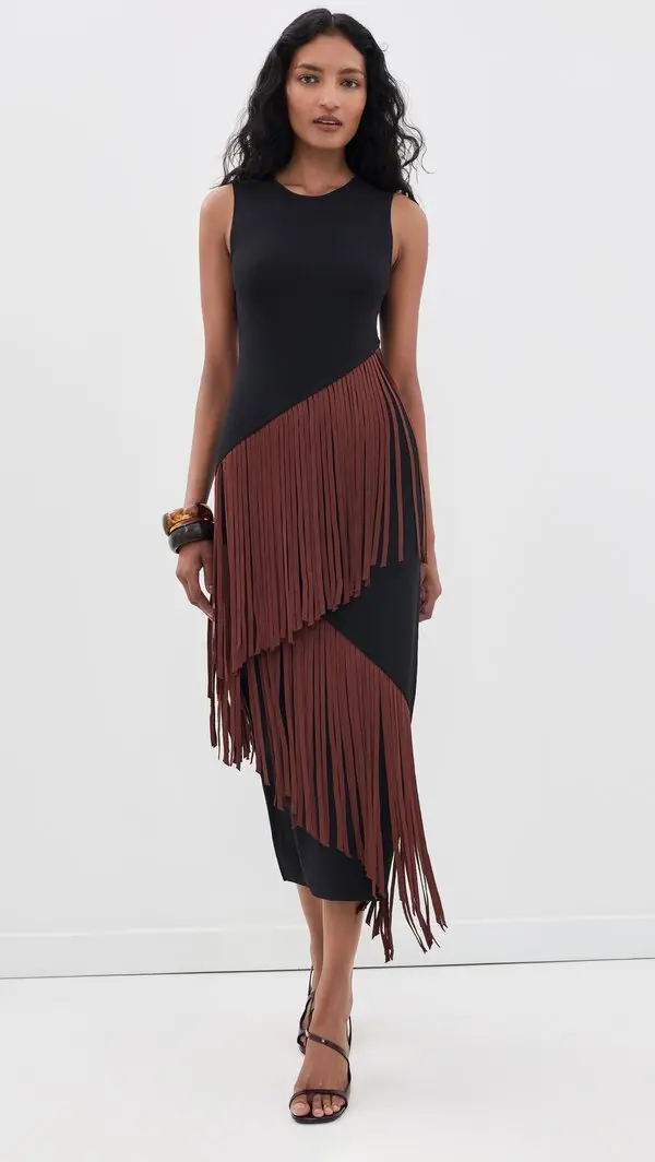 SIMONMILLER Spiral Knit Dress