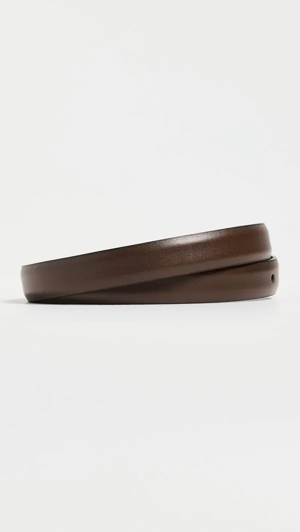 Anderson's Skinny French Calf Leather Belt