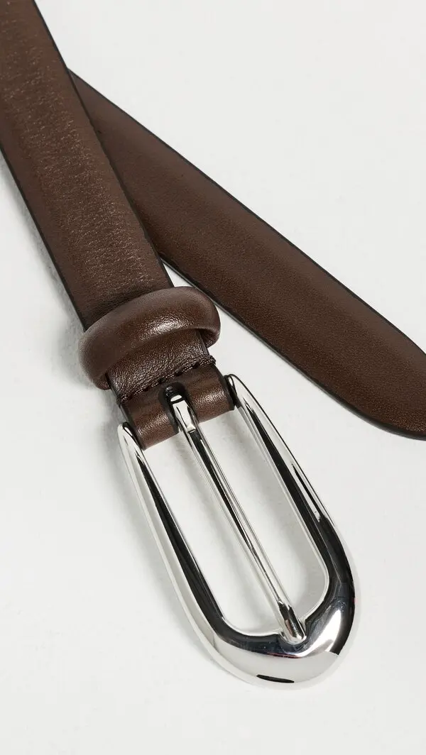 Anderson's Skinny French Calf Leather Belt