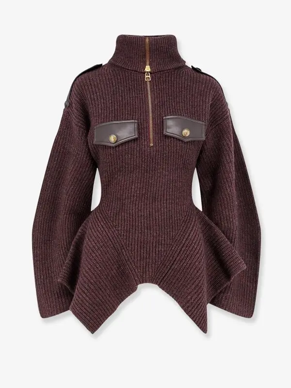 Zimmermann Valiant Utility Sweater Wool Blend - Multicolor