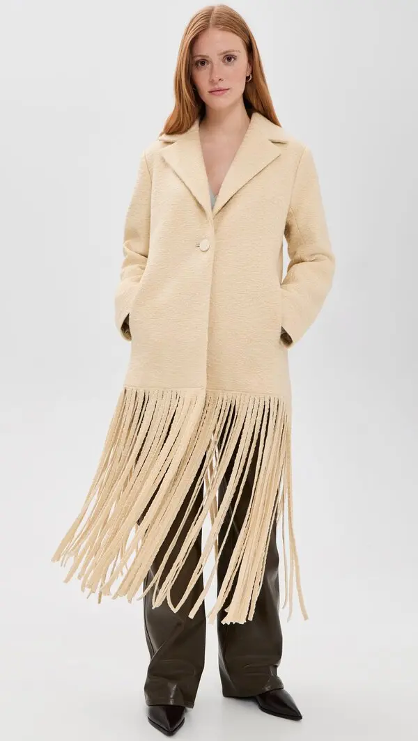 SIMONMILLER Vero Fringe Coat